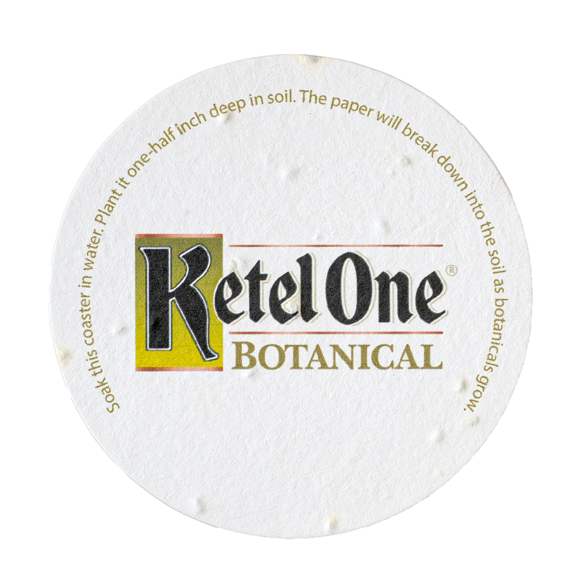 Plantable Seed Paper Coaster Small - Digital – plantableseedpaper